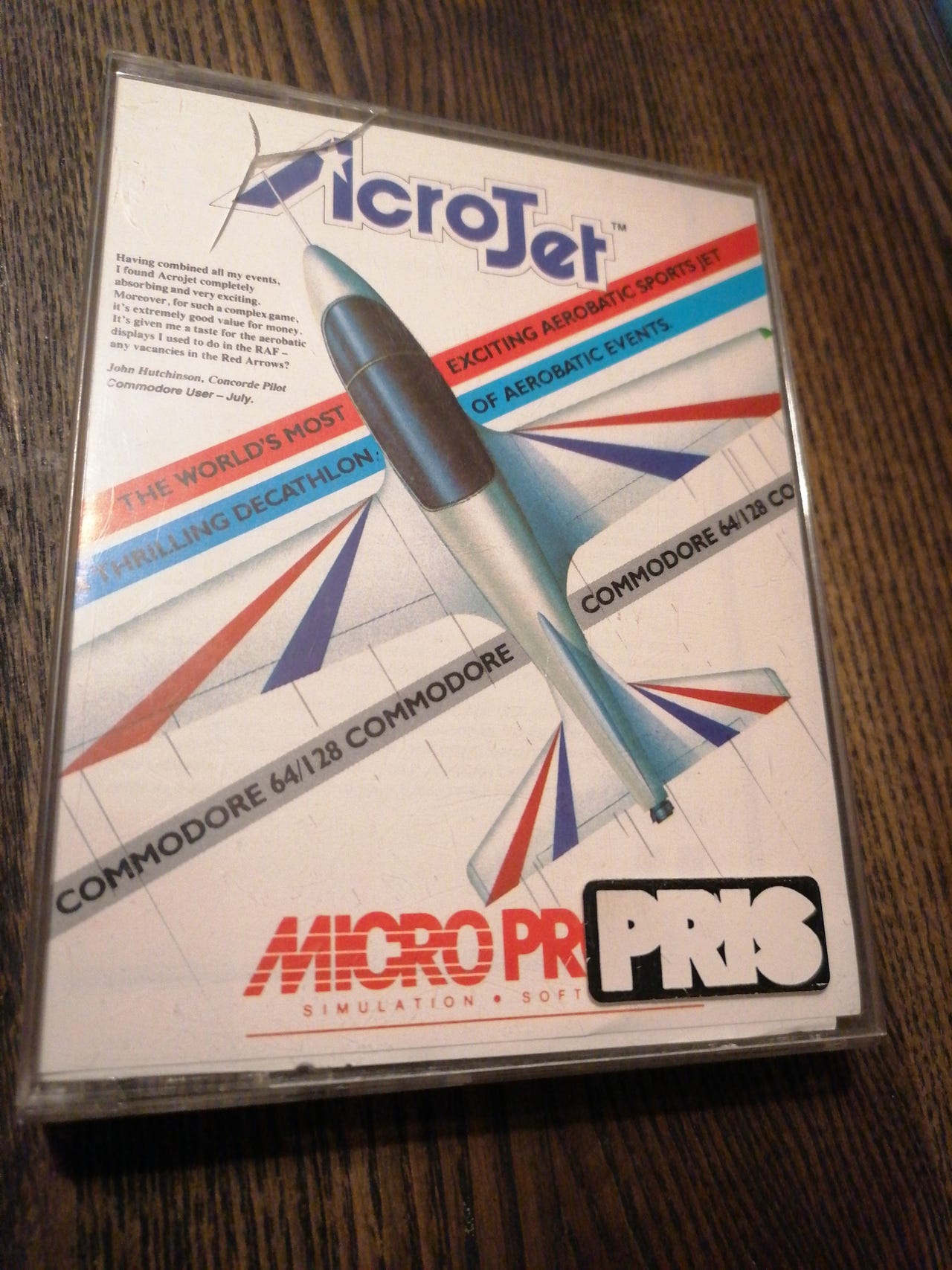 Commodore 64 spill AcroJet og EnduroRacer | FINN-torget