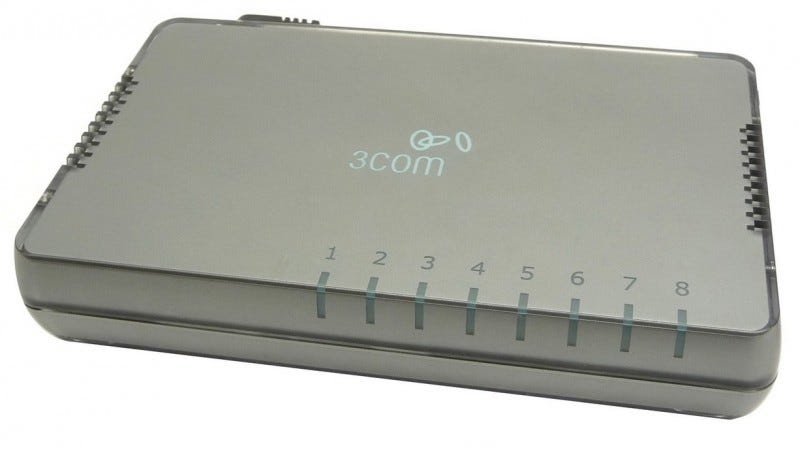 Switch: 8port Gigabit switch fra HP 3Com, modell 3CGSU08A, brukt | FINN ...