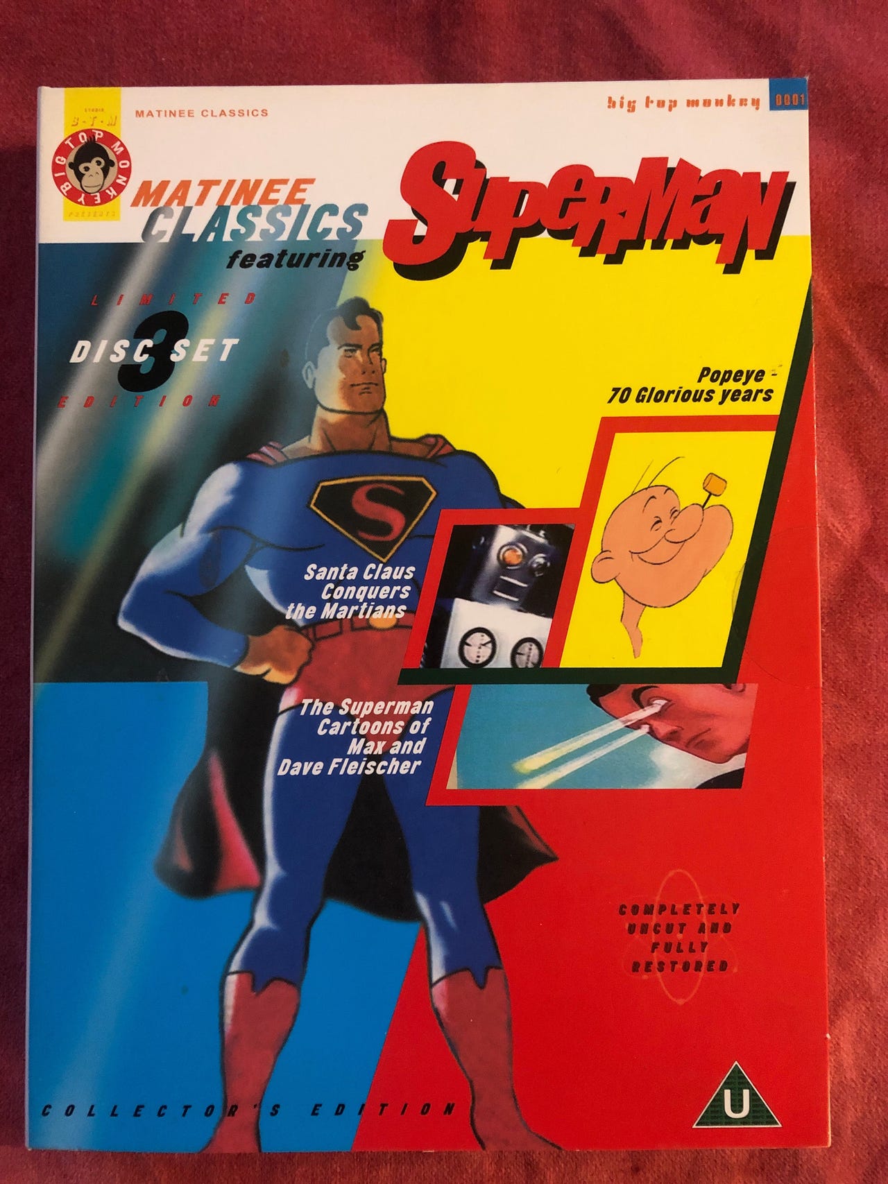 Superman / Popeye / Santa Claus conquers the martians DVD | FINN-torget