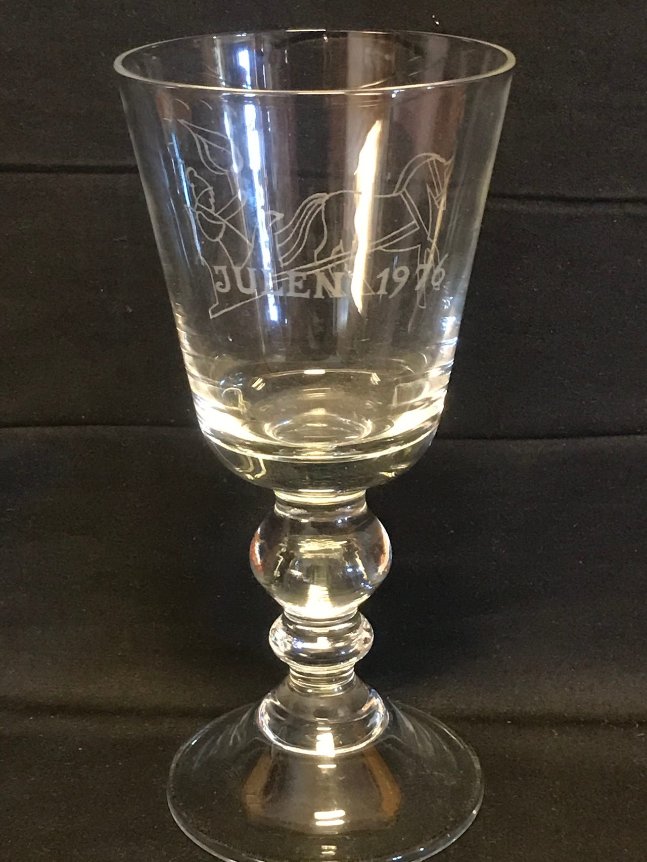 MAGNOR GLASS gravert "Julen 1976" | FINN-torget