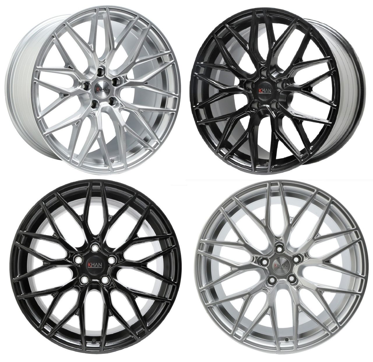 19" KHAN ZF01 FELGPAKKE VW T5 T6 MED DEKK! NAF TEST 8,3 POENG! | FINN ...