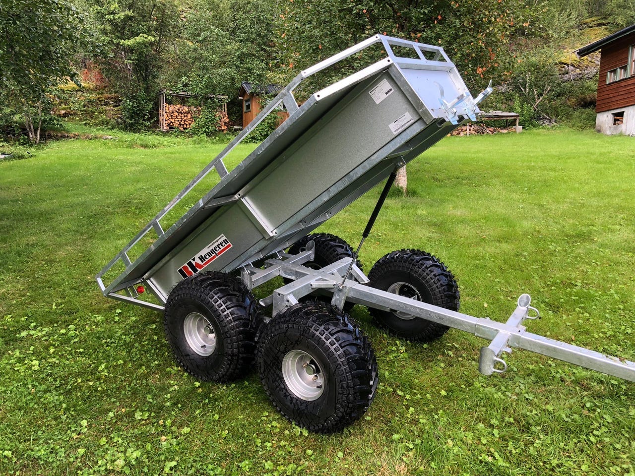 ATV Kombihenger (Tømmer og lasteplan) til leie | FINN torget