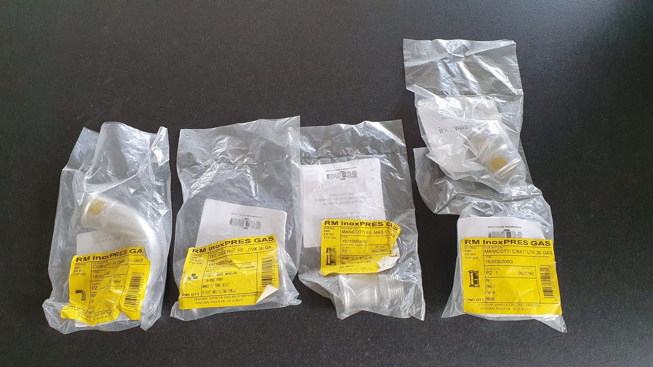 RM inoxPRES GAS Div koblinger | FINN-torget