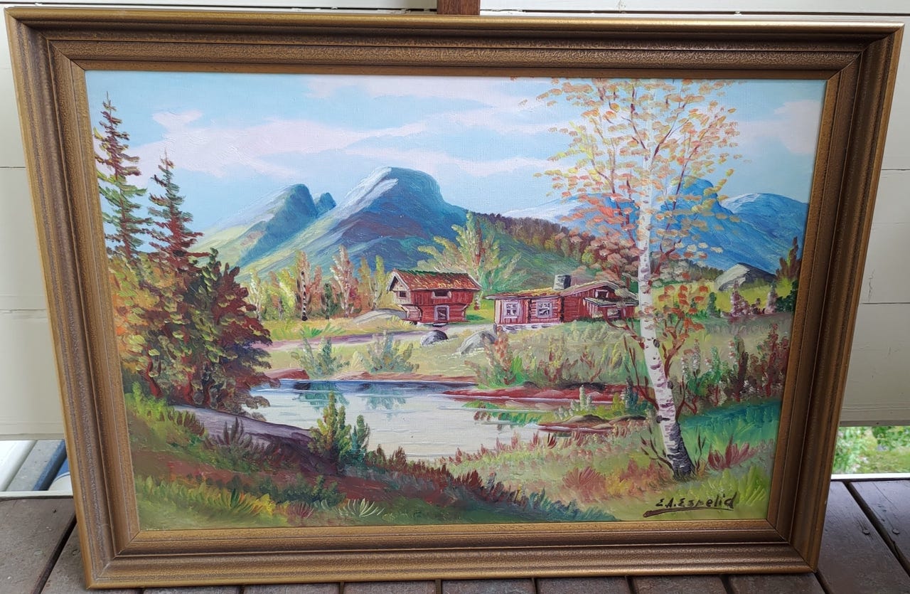 Maleri av E.A Espelid | FINN-torget