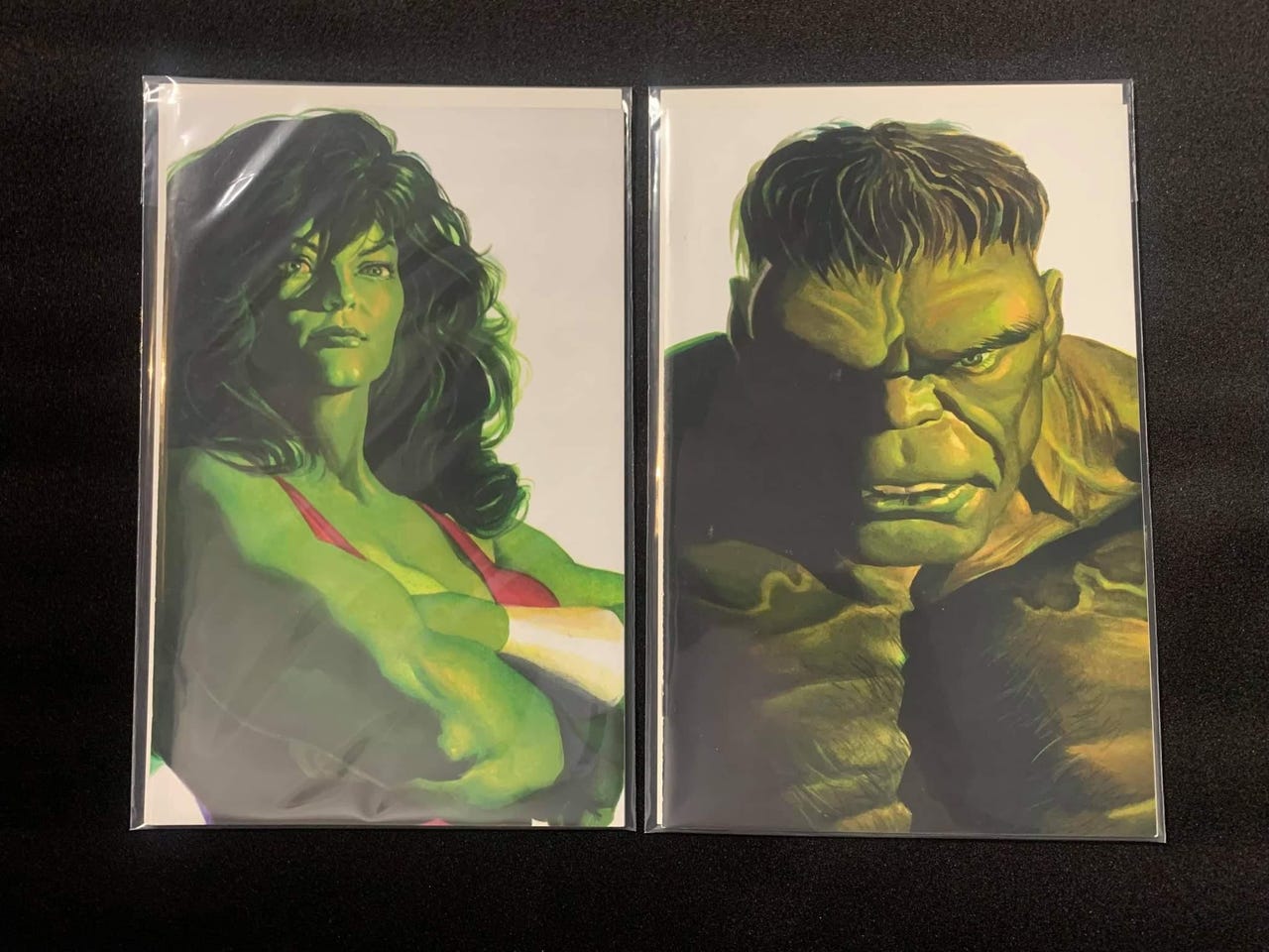 Alex Ross Variants - Immortal Hulk & She Hulk | FINN-torget