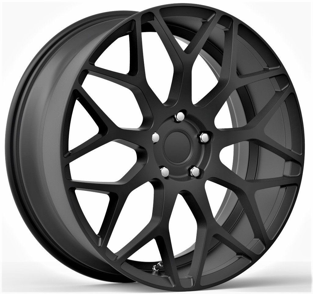 22" TESLA MODEL X MOTORSPORT FELGER M/DEKK INKL.TPMS! NAF TEST 8,3 ...