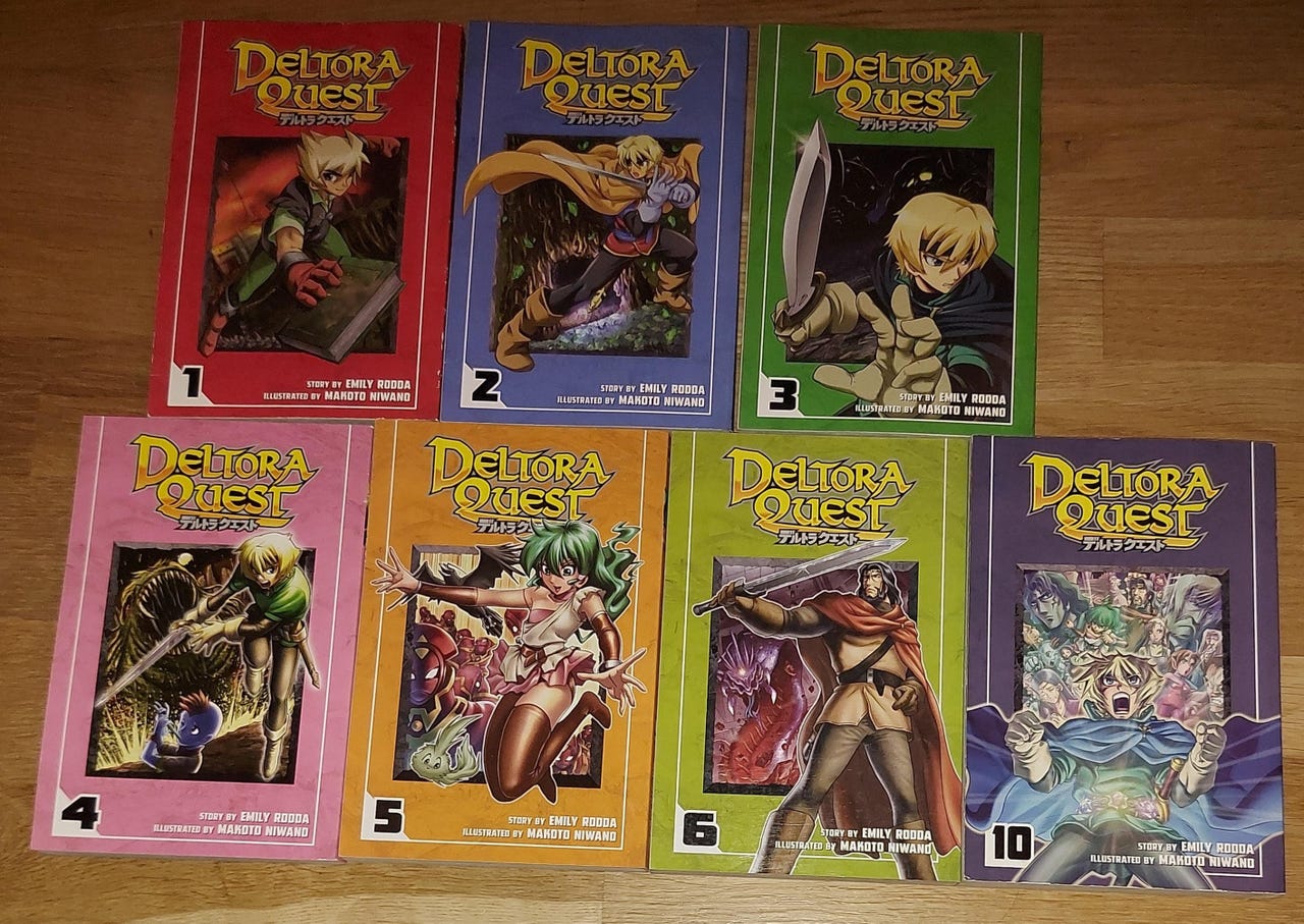 Deltora Quest Manga vol 1-6 & 10 selges samlet! | FINN-torget