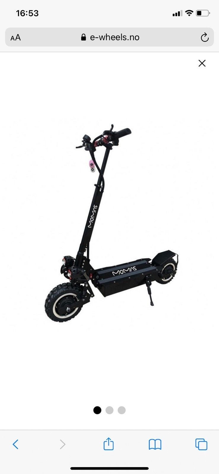 Momas S4 Extreme elsparkesykkel | FINN torget