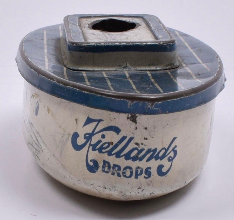 Gamle norske drops, kakao og kaffebokser ønskes kjøpt | FINN-torget