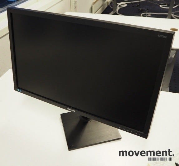 2 stk Flatskjerm til PC: Samsung 27toms, Syncmaster S27C650 LED, Full ...