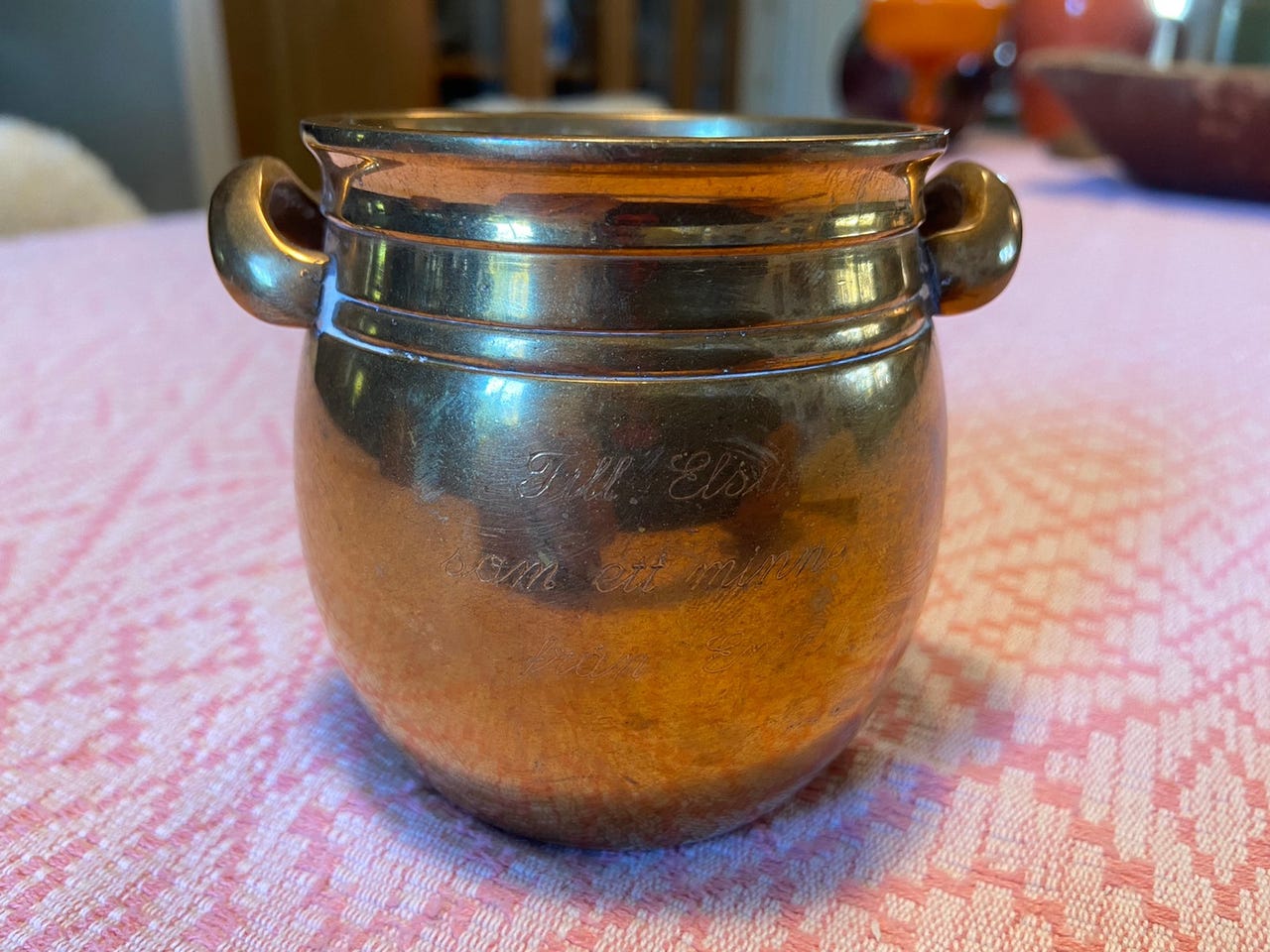 Krukke i kobber / malm fra Scandia Malm | FINN-torget