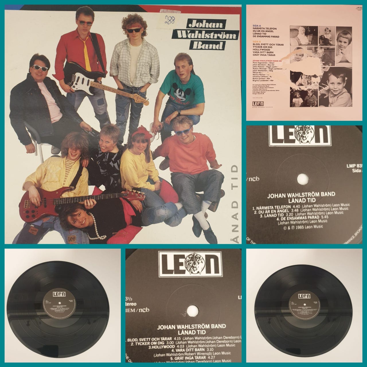 JOHAN WAHLSTRØM BAND/LÅNAD TID 1985 | FINN-torget