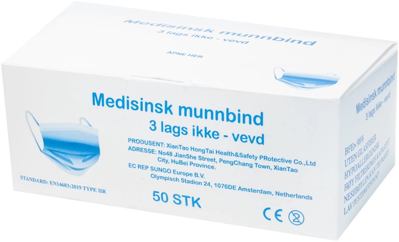 Medisinsk munnbind 50 stk. | FINN-torget