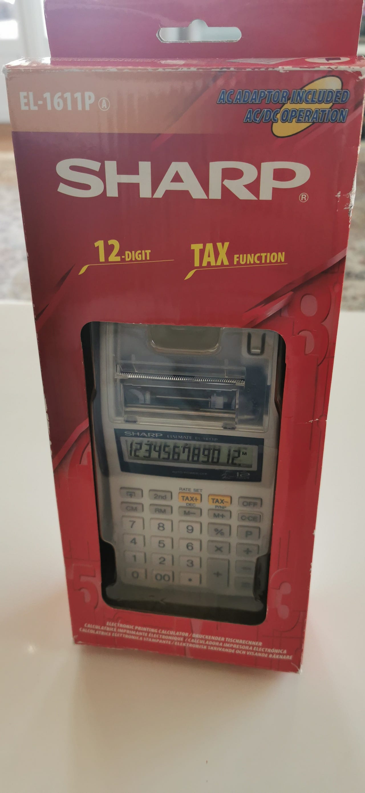 Skrivende kalkulator Sharp EL-1611P | FINN torget