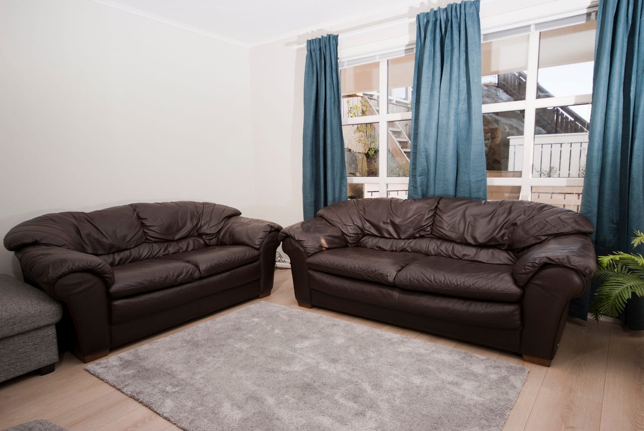 Skinnsofa fra Italsofa 3 seter 210 cm og 2 seter 185cm | FINN-torget