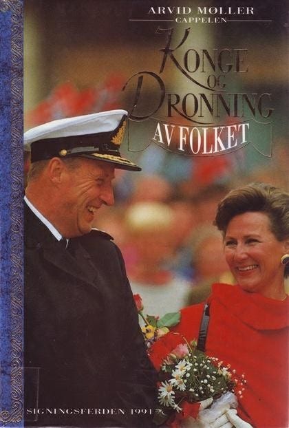 Christian Borch. Kronprins Harald.1986 A.Møller.Konge og Dronning av ...