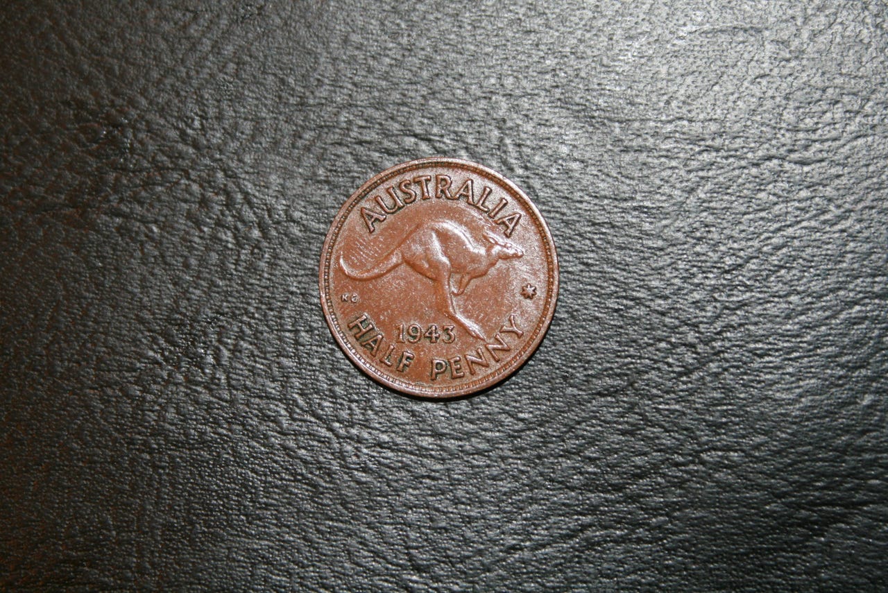 Australia half penny 1943 kr 40,- | FINN-torget