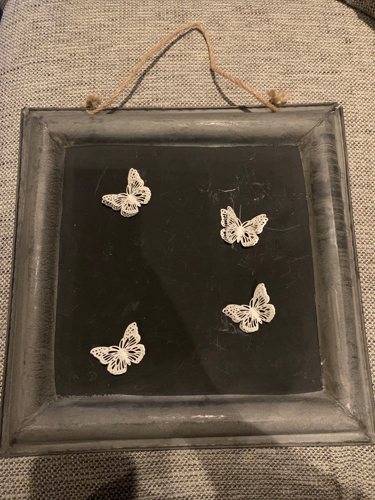 Vintage magnettavle med fire magneter | FINN torget