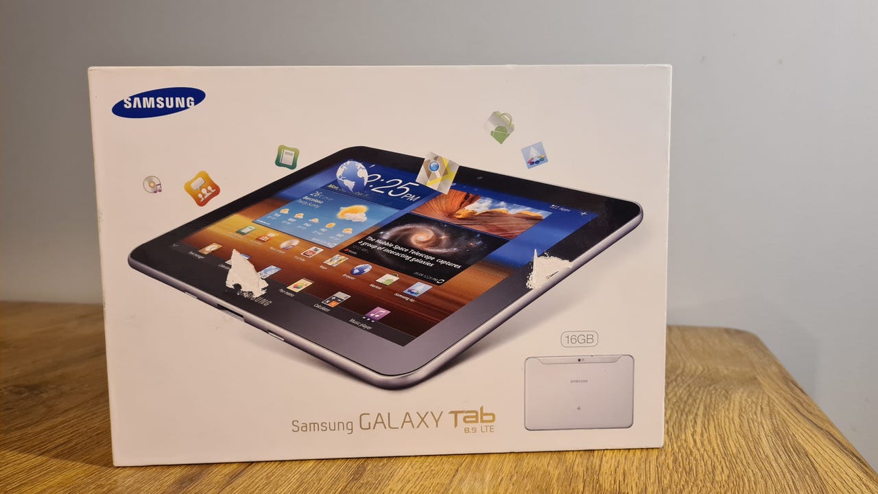 Tom boks / empty box til Samsung Galaxy Tab 8.9 LTE (P7320) | FINN-torget