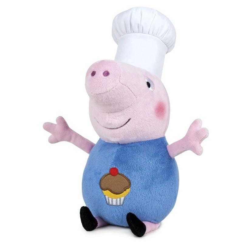 Peppa Gris, Georg gris bamse 35cm | FINN torget