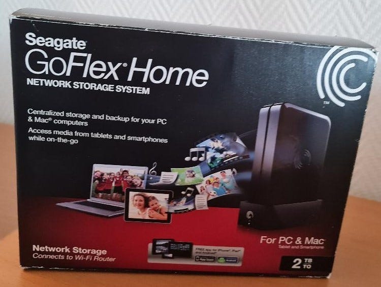 Seagate Goflex home 2TB network storage system | FINN-torget