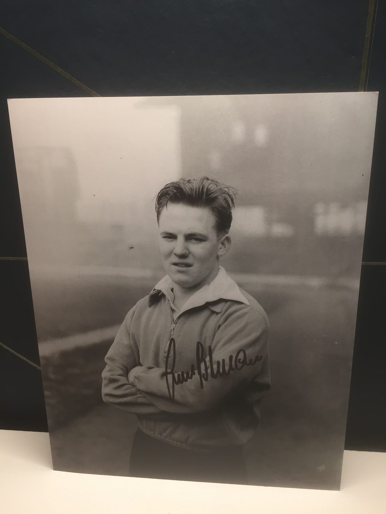 Chelsea - Frank Blunstone signert 20x25 cm fotografi med COA | FINN-torget