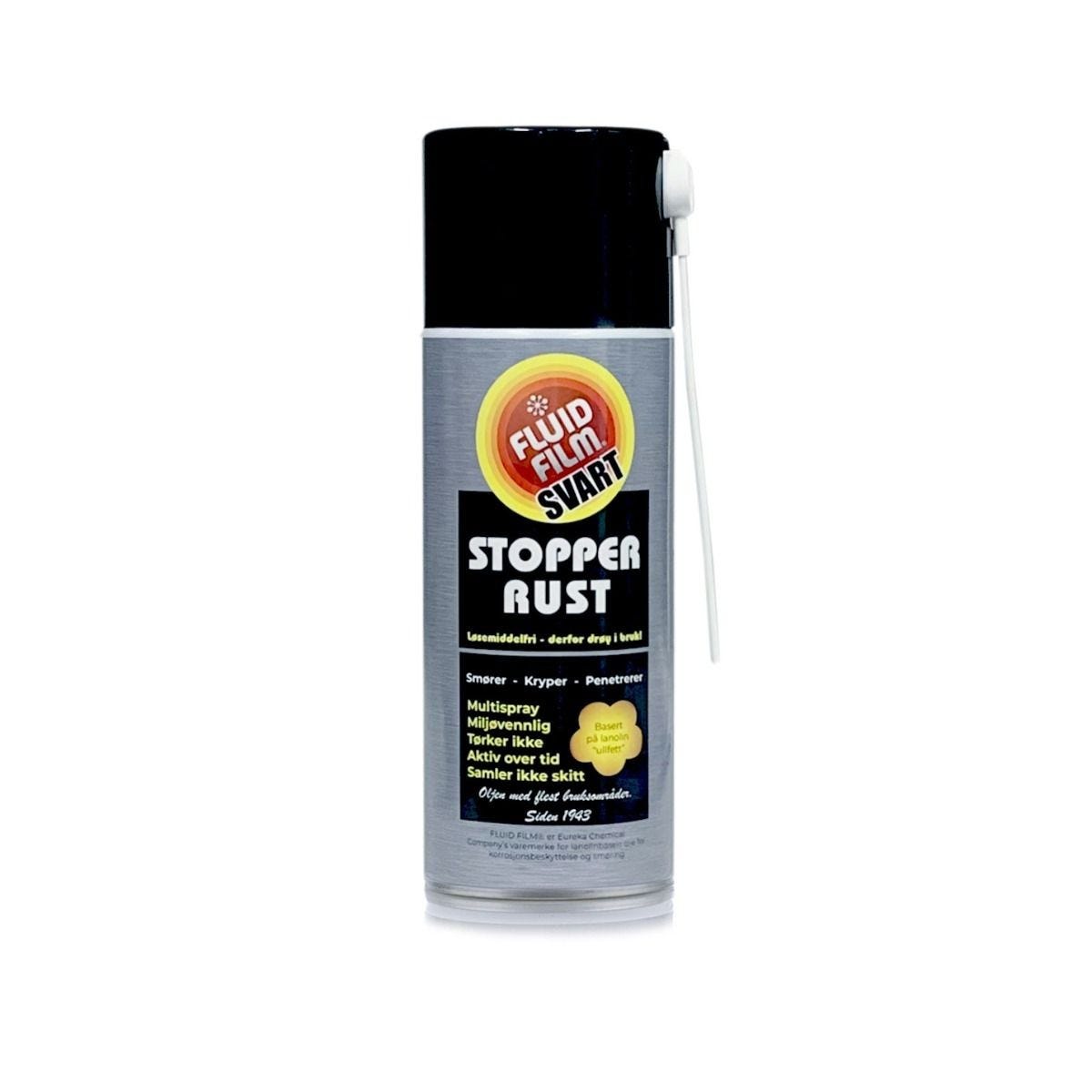 Fluid Film Spray Svart 400 ml. - NAS Ruststopper - Rust - Fluidfilm ...