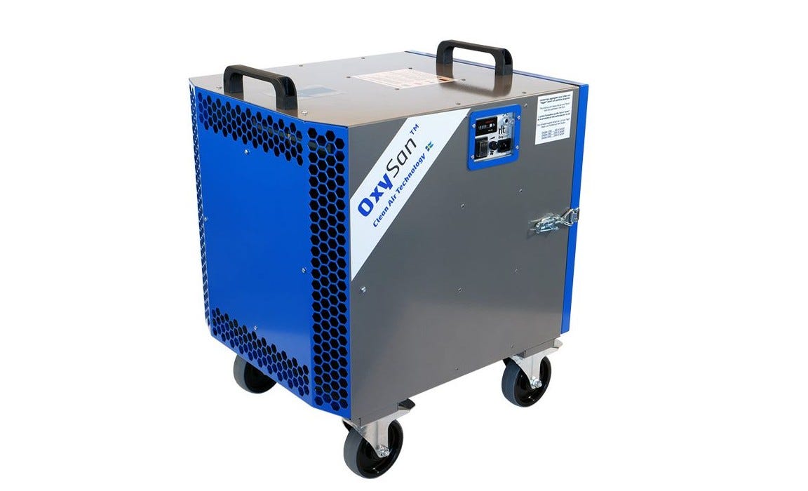 OxySan - Ozonfri luftrenser for areal opp til 1000m3 | FINN-torget