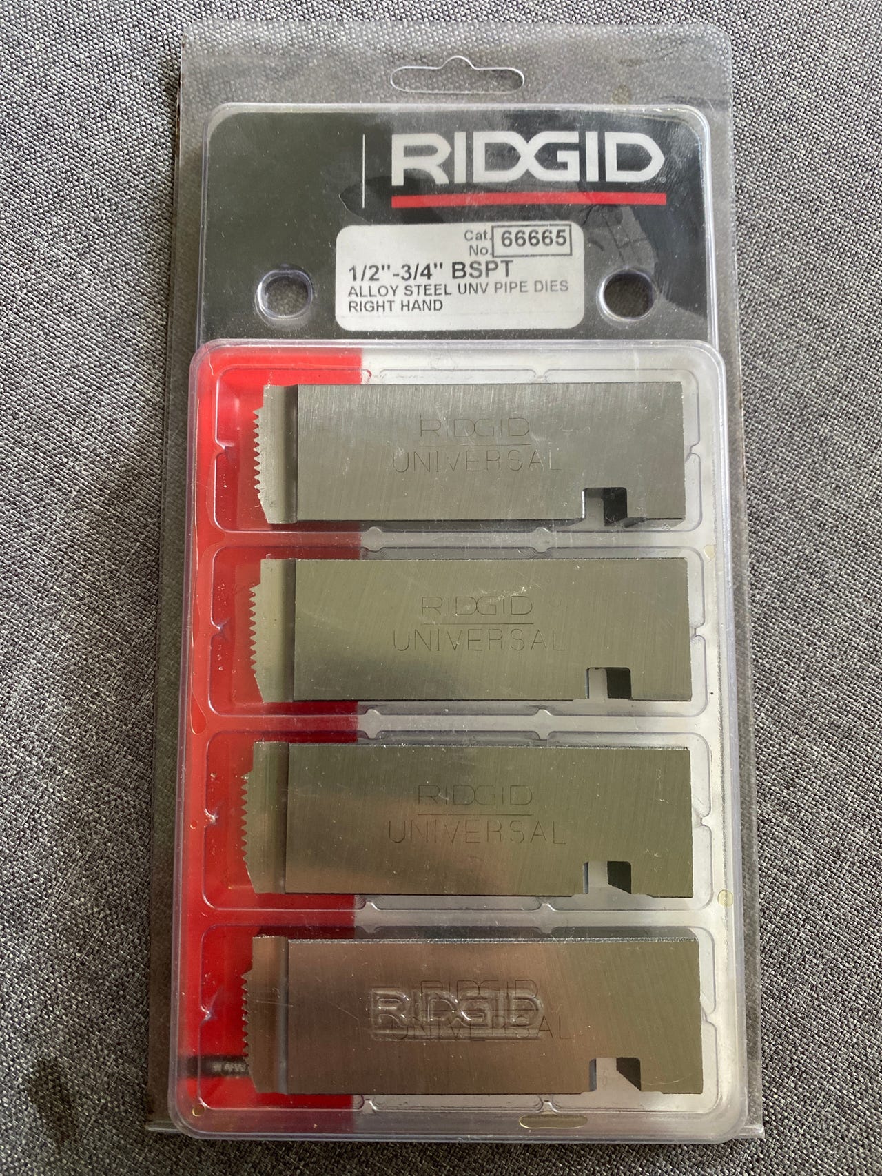 Ridgid gjengede kuttebrett Uni HS 1/2 "-3/4" | FINN torget