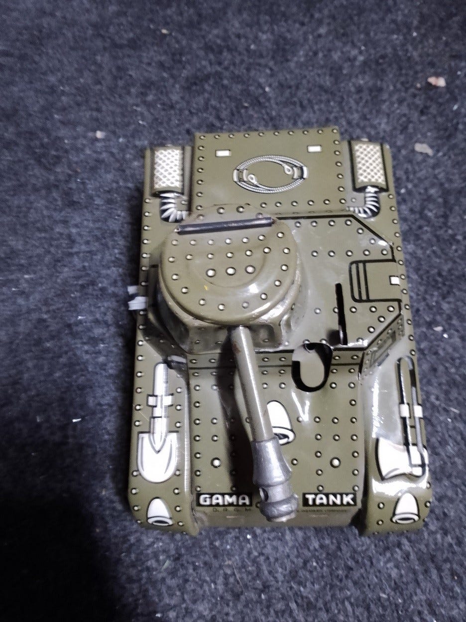 Gama opptrekkbar leke stridsvogn (blekk) | FINN-torget