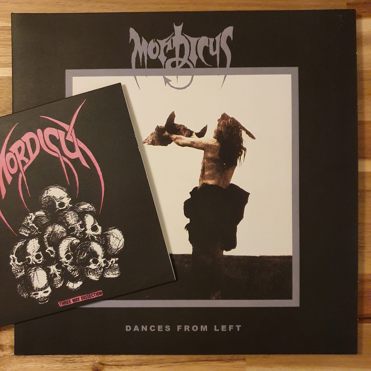 Mordicus - Dances From Left - LP + 7" - Klar grå vinyl - Kun 300 ...