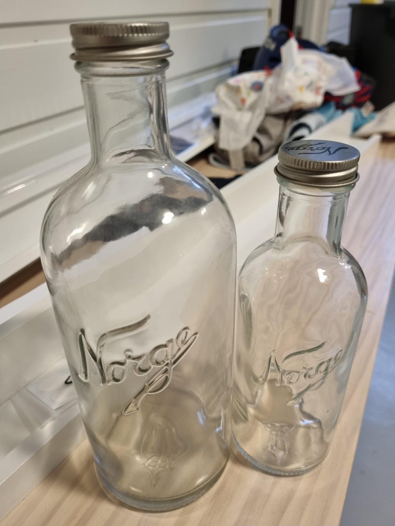 2 stk Flasker fra norgesglass | FINN torget