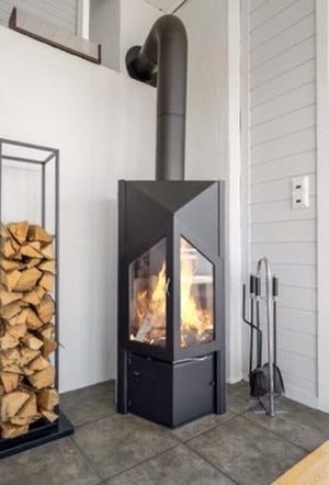 Dansk vedovn. Krog Iversen & Co. Scan Type 31. | FINN torget