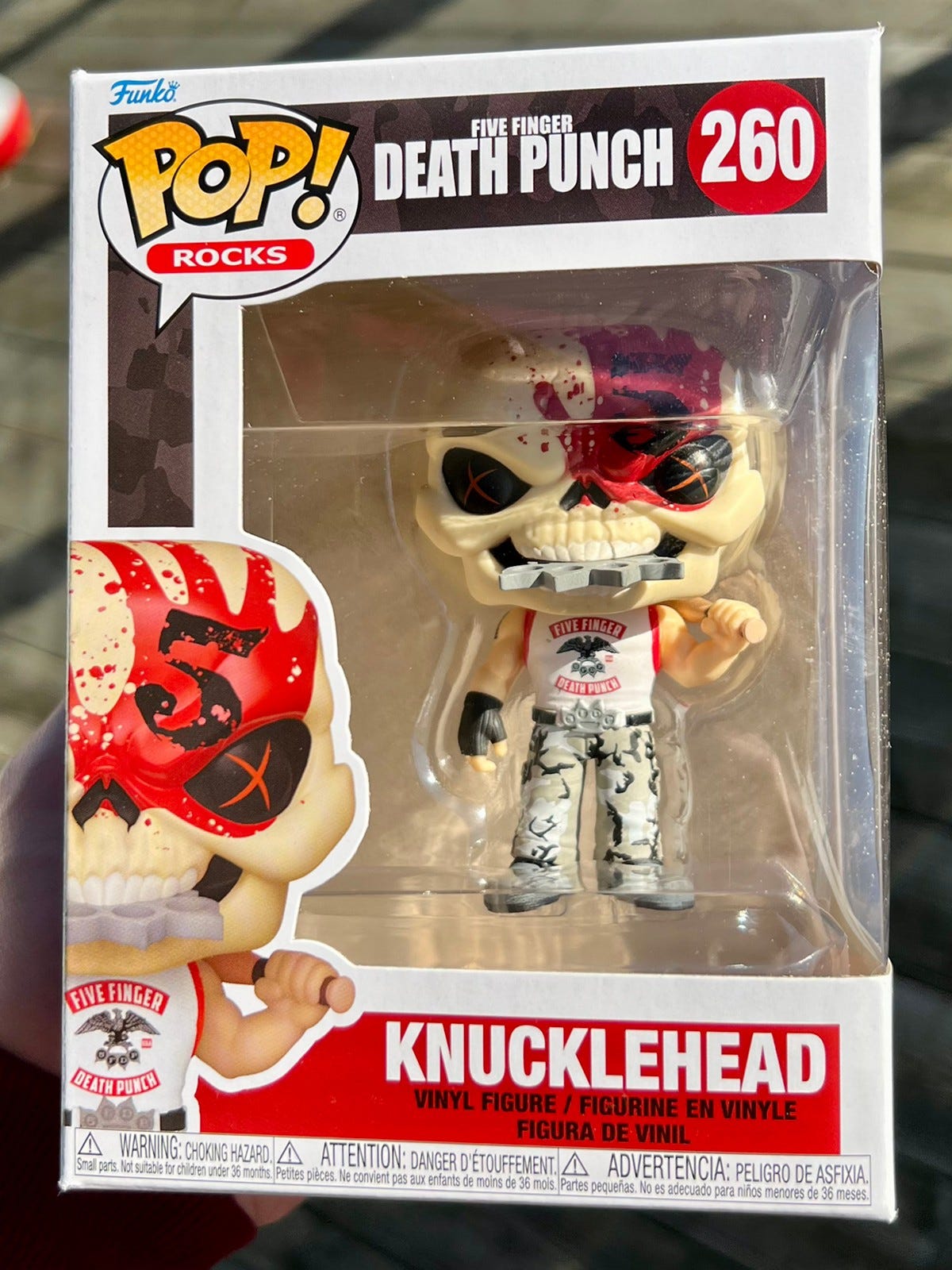 Funko Pop Rocks Knucklehead Five Finger Death Punch 260 FINN no