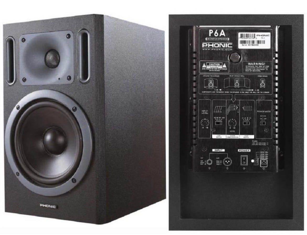 2 stk Phonic p6a høytallere / monitor | FINN-torget