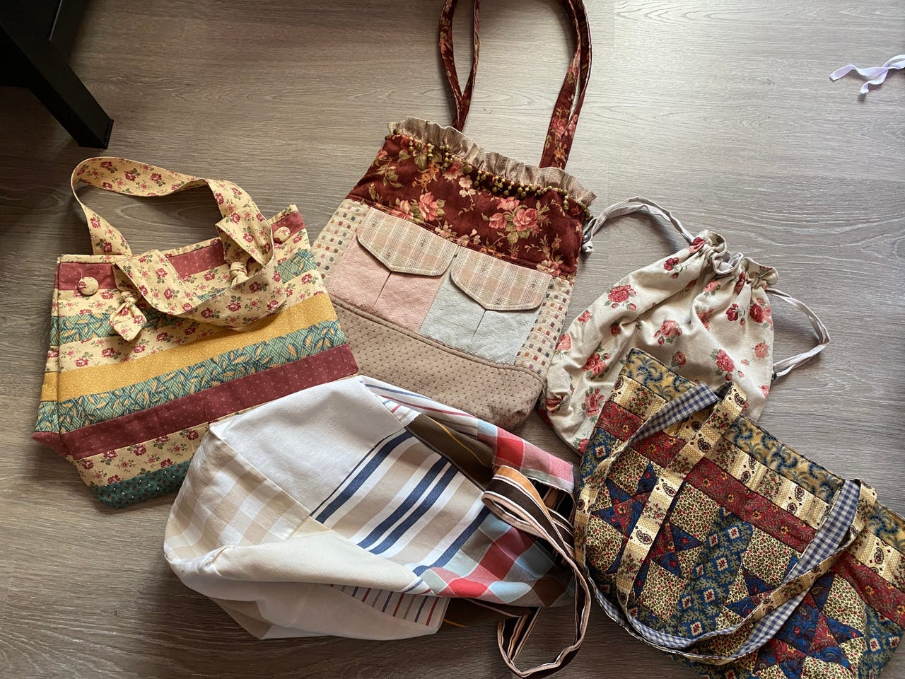 NYE stoff vesker/bagger - har kun 2 nå..... | FINN torget