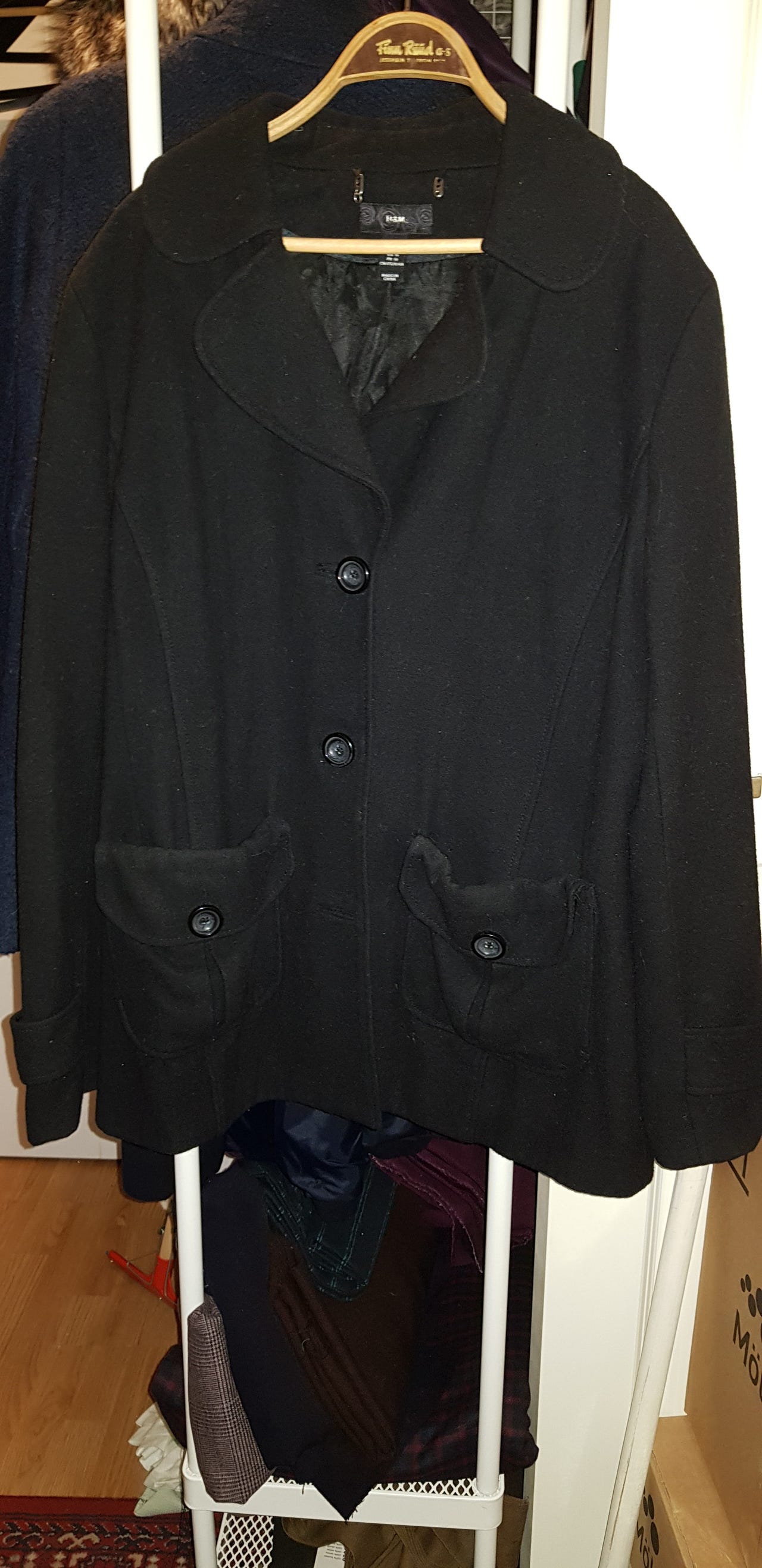 Ull jakke str 46 H&M | FINN.no