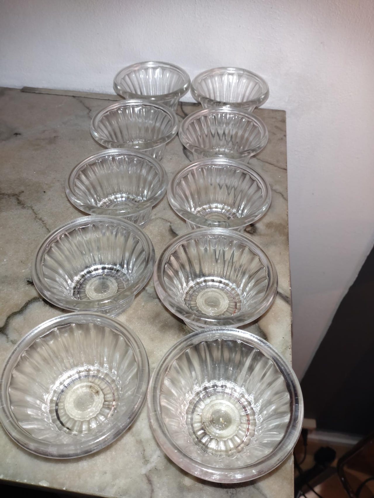 Gamle gele/puddingformer fra Hadeland glassverk | FINN torget