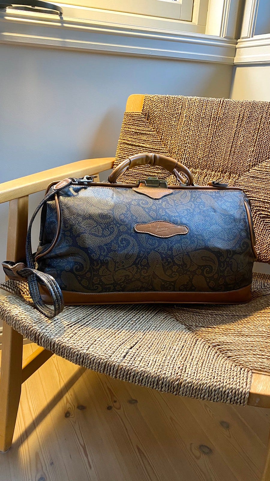 Vintage Texier France skulderveske | FINN-torget