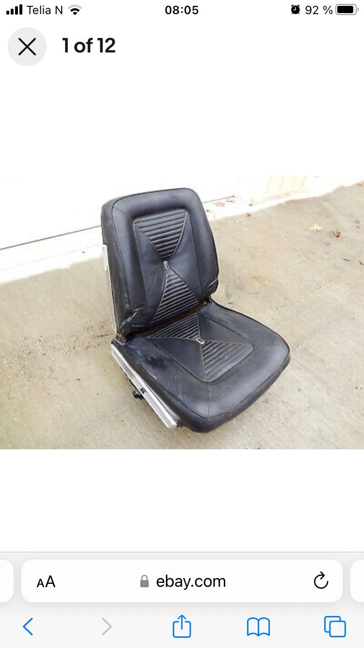 ØK framsete/benk til Dodge Dart | FINN.no