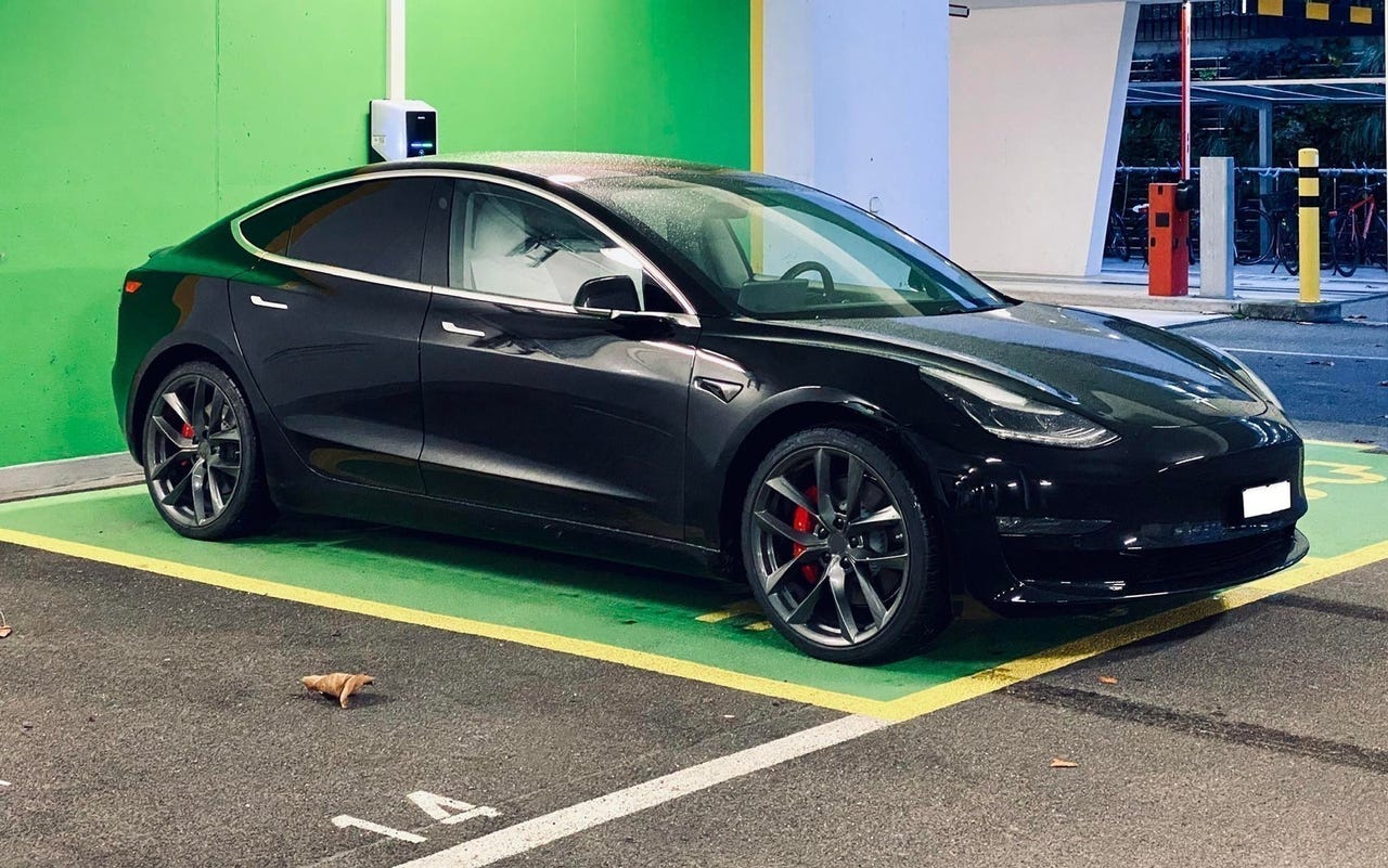 20" TESTVINNER CONTINENTAL VINTERHJUL TIL TESLA MODEL 3 + OE TPMS ...