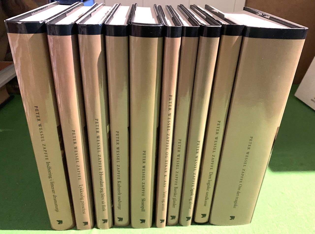 Peter Wessel Zapffe samlede verker 1-10 (Komplett) | FINN-torget