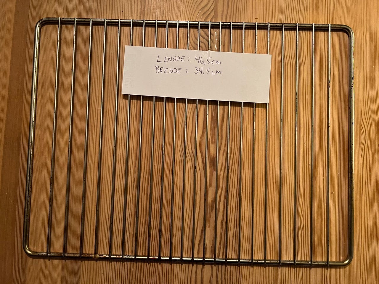 Rister til stekeovn. se mål på bilder | FINN.no