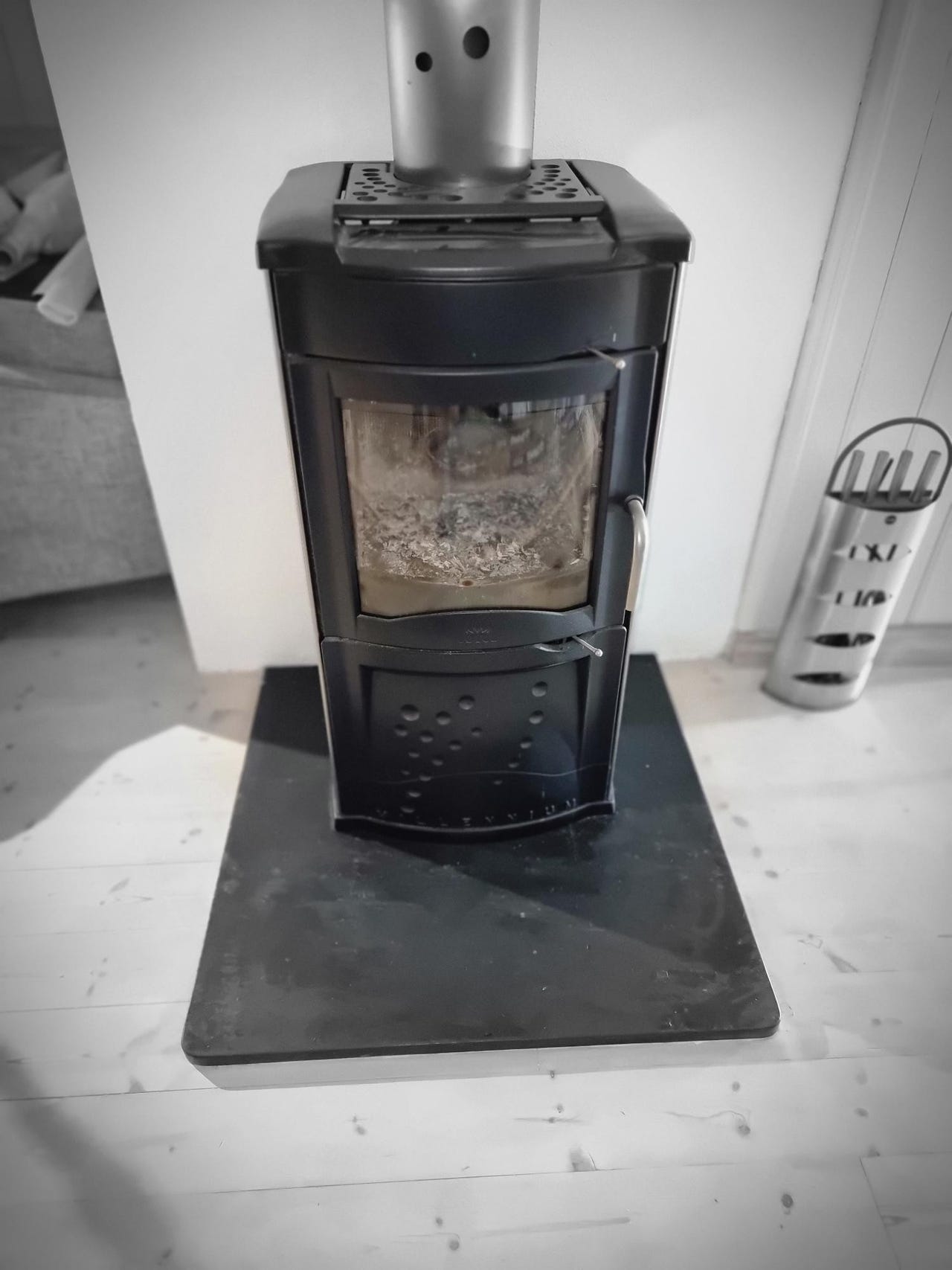 Steinplate til underlag for vedovn selges rimelig! | FINN.no