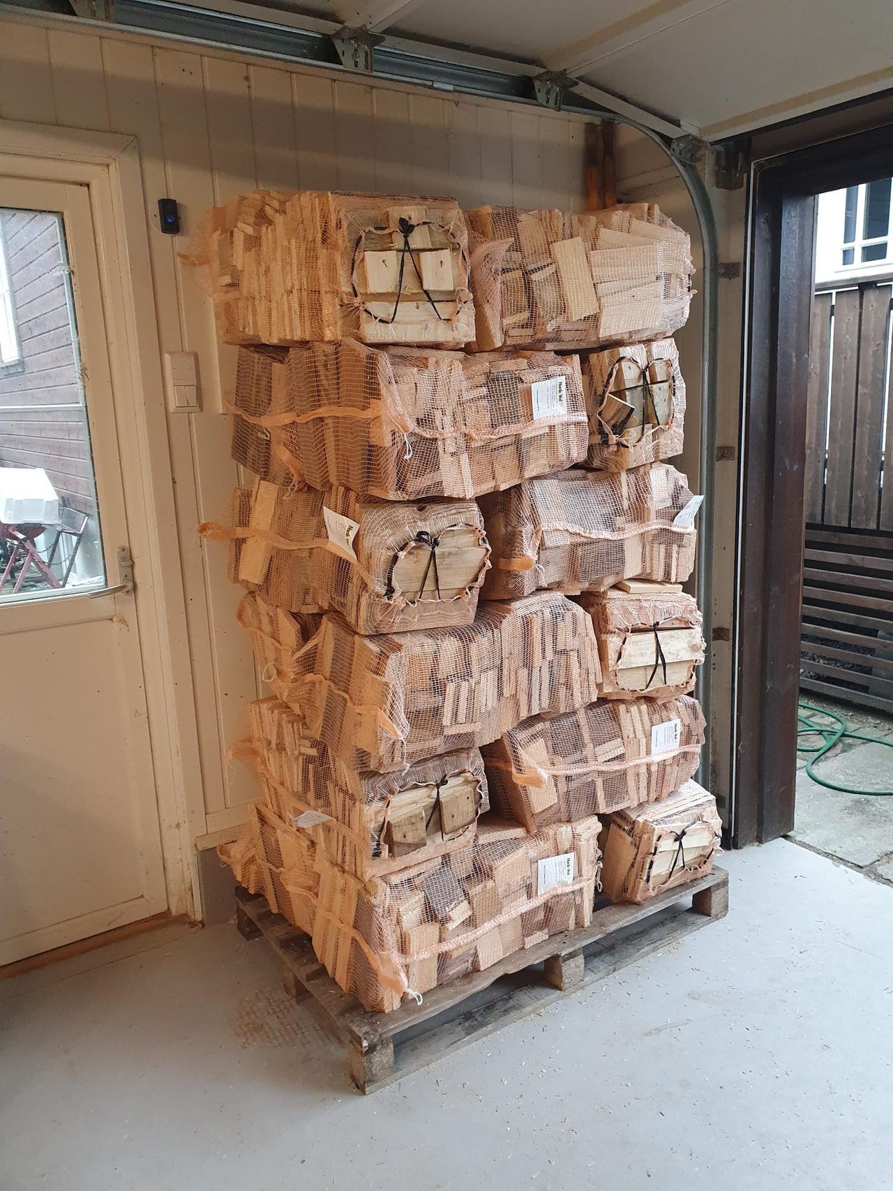 Ved kappet av paller til salgs i 60 liter sekk.100 kr pr sekk. | FINN ...