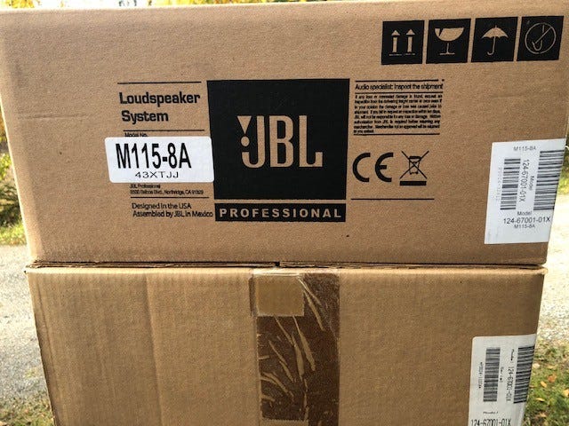 JBL-M115A-8 Par. | FINN-torget