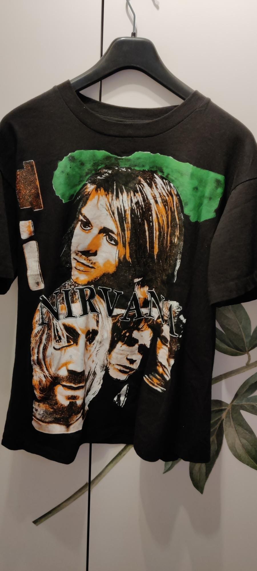 90s Bootleg Nirvana Kurt Cobain T skjorte | FINN-torget