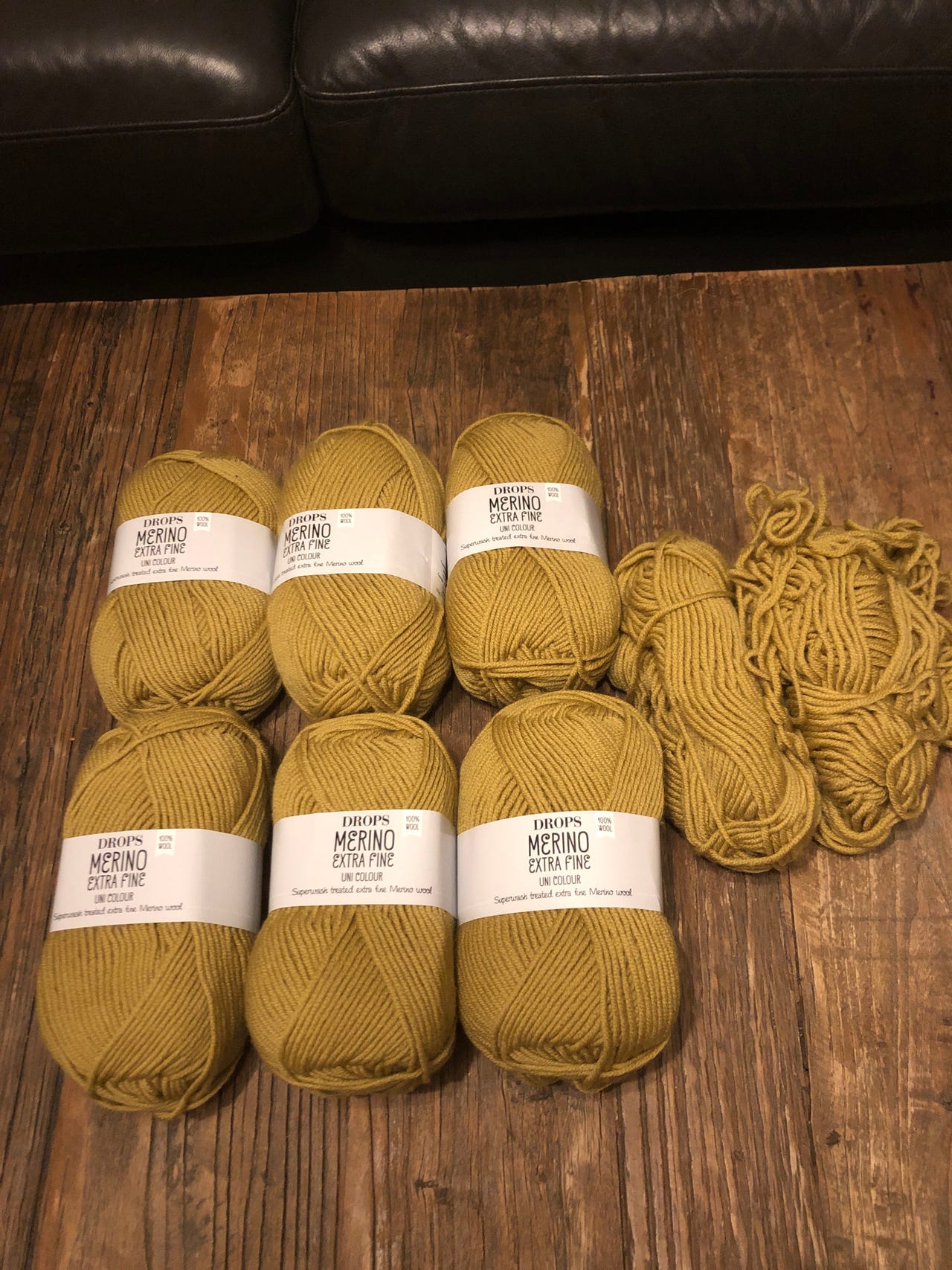 Drops merino exstra fine farge oliven | FINN-torget