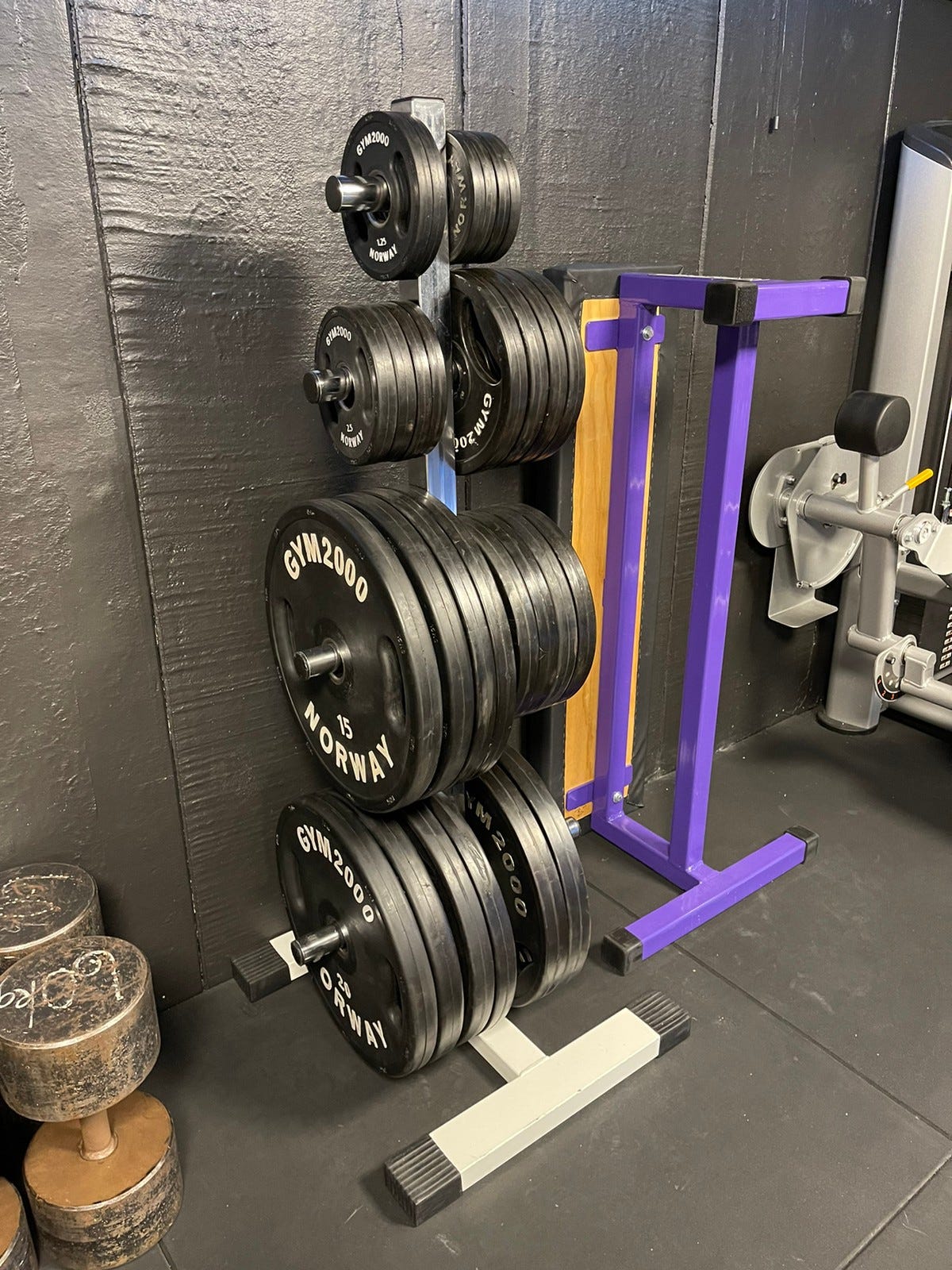 Gym 2000 vektskiver inkl. Vektstativ - KUN 45,- per kg! (RESERVERT ...