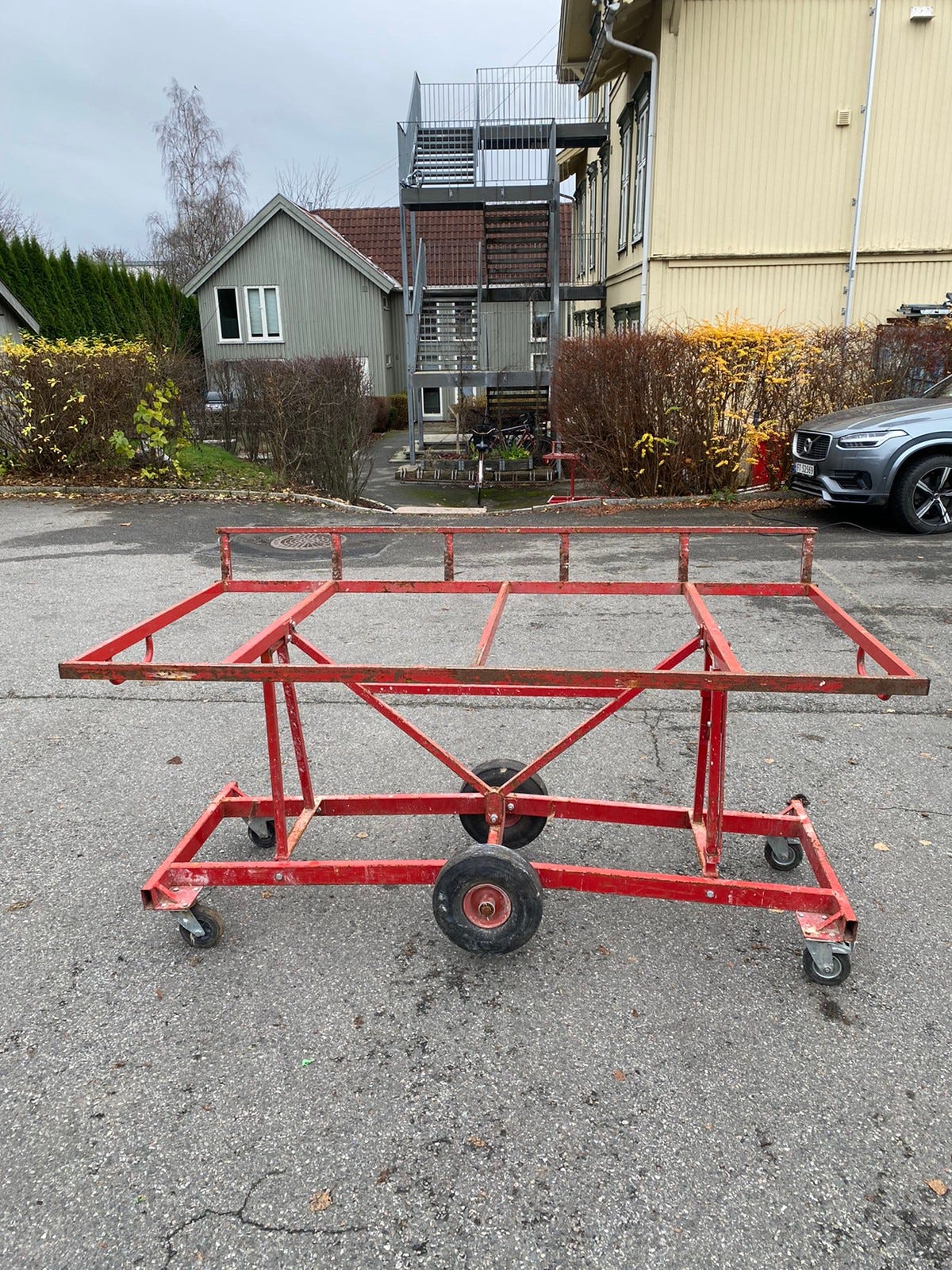 Platevogn/tralle til gips, spon, glass | FINN.no